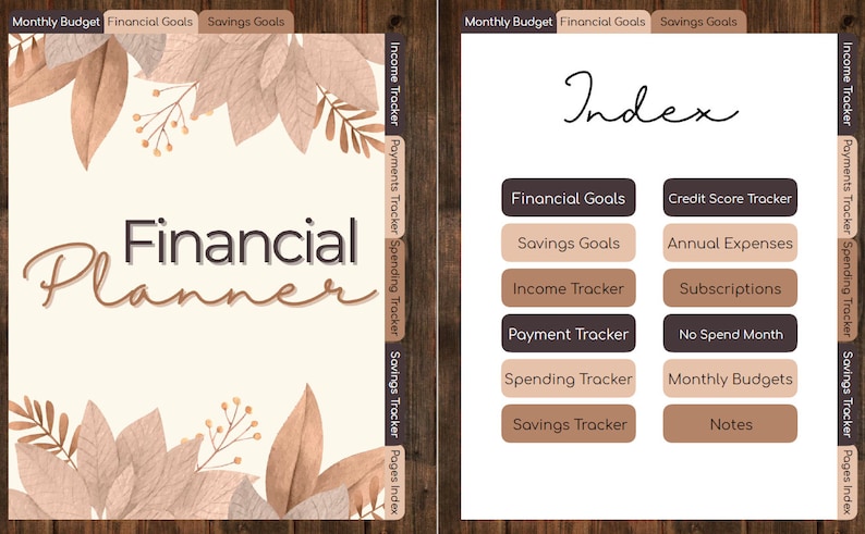 2023 Financial Digital Planner Instant Download Goodnotes - Etsy