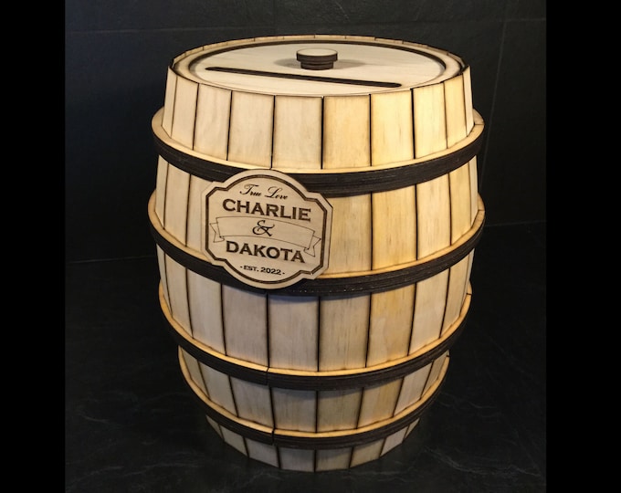 Personalized Mini Wooden Barrel ~ Liquor Barrel ~ Barrel Vase ~ Winery ...