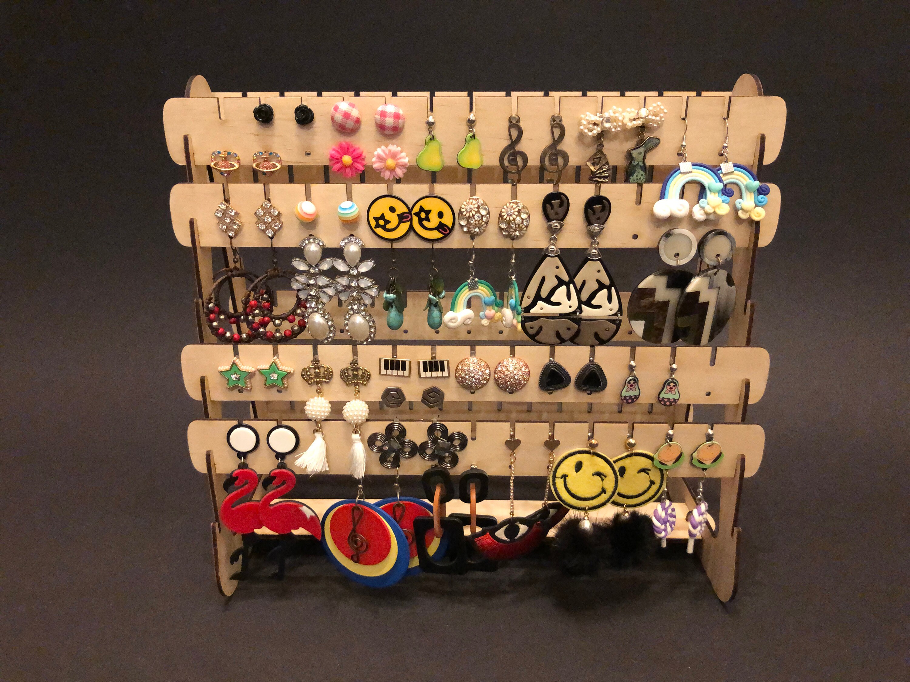 Earring Stand, Earring Holder, Laser Cut Files, Glowforge Files ...
