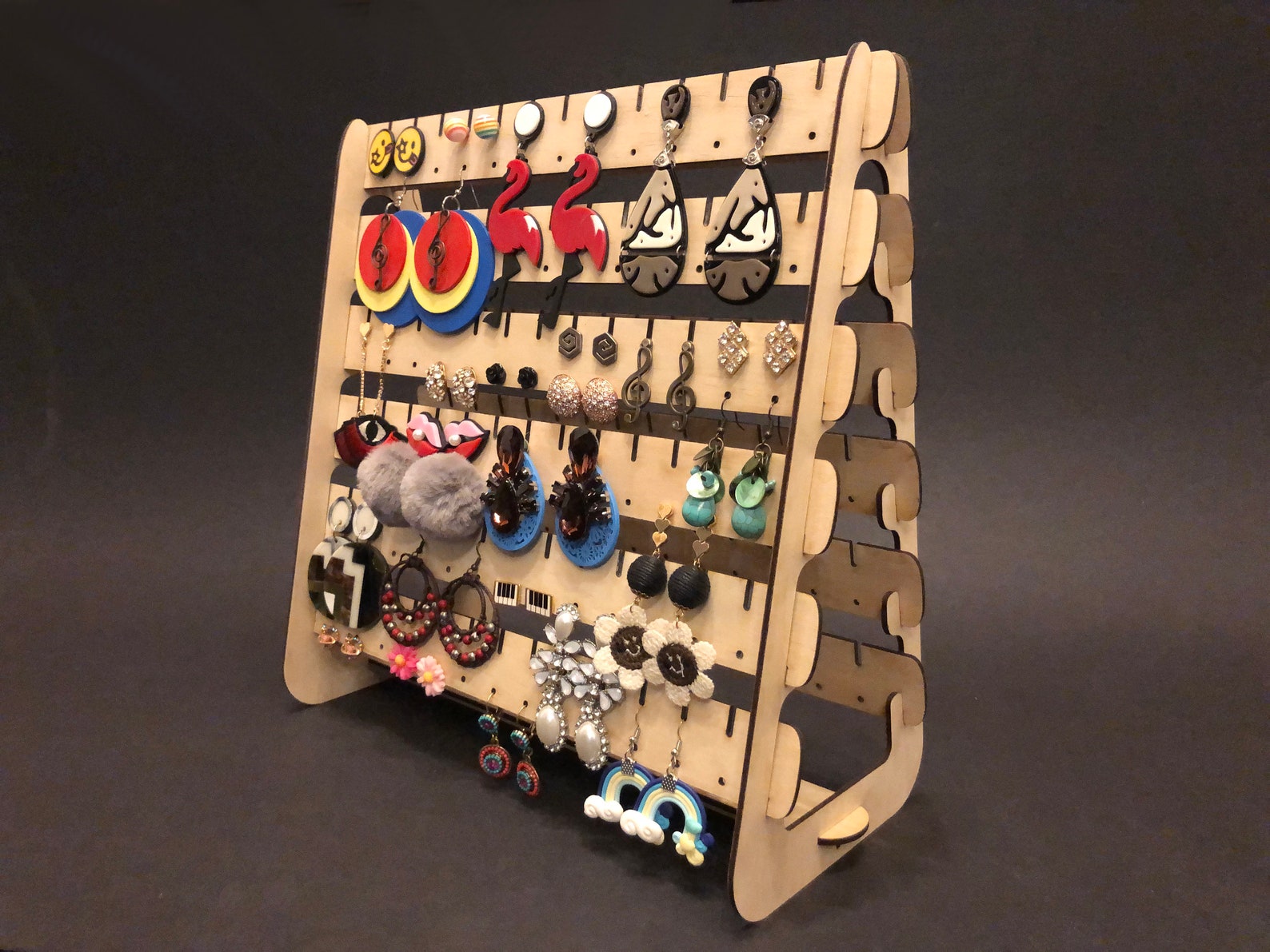 Earring Stand, Earring Holder, Laser Cut Files, Glowforge Files ...