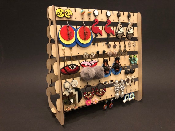Earring Stand Earring Holder Laser Cut Files Glowforge | Etsy