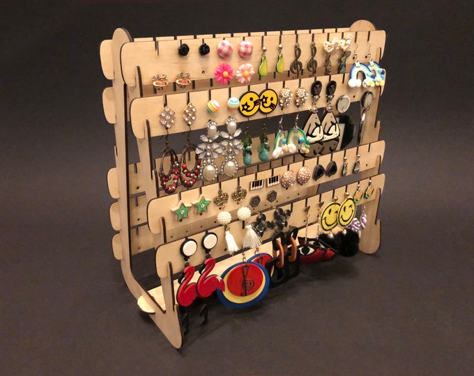 Earring Stand, Earring Holder, Laser Cut Files, Glowforge Files ...