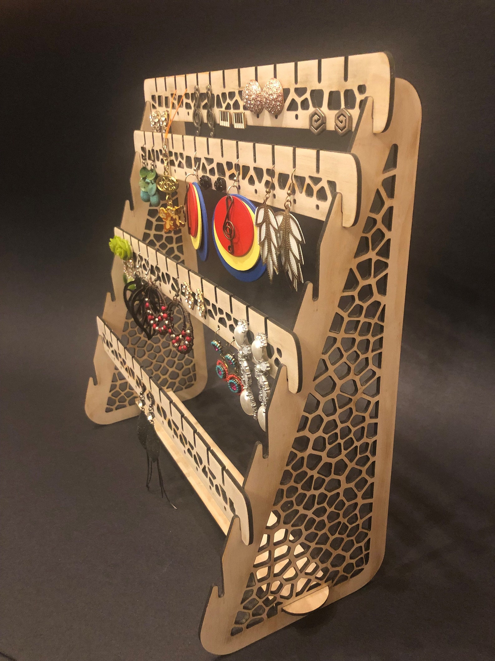 Earring Stand, Earing Holder, Laser Cut Files, Glowforge Files, Jewelry ...