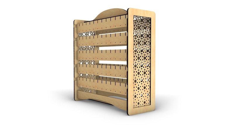 Earring Stand Laser Cut Files, Glowforge Ready, Jewelry Stand, Jewelry ...