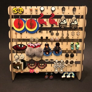 Earring Stand, Earring Holder, Laser Cut Files, Glowforge Files ...