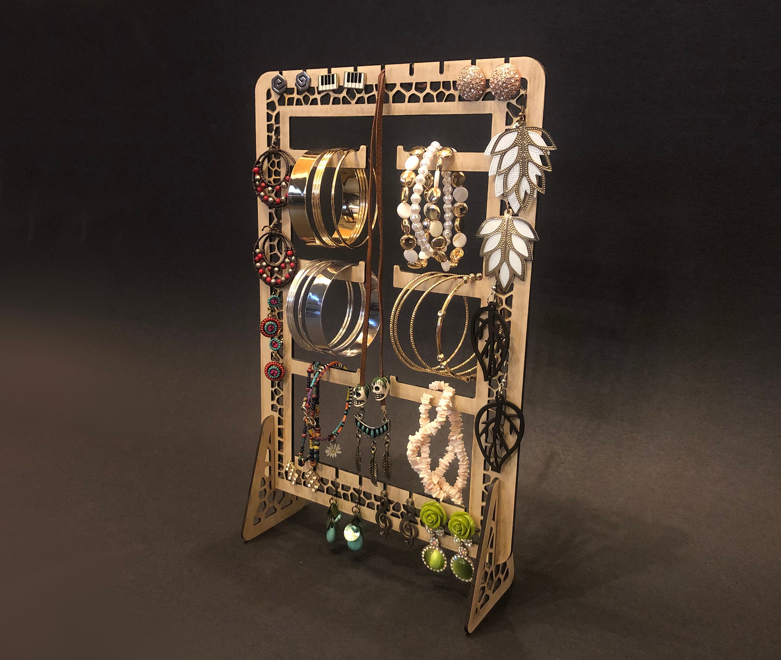 Jewelry Stand Laser Cut Files Bundle Glowforge Svg Jewelry - Etsy