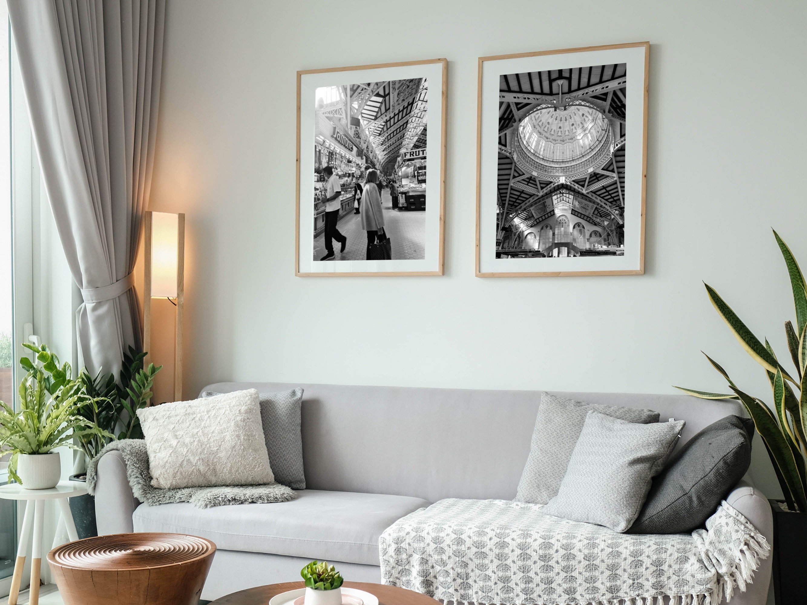 Printable Valencia Black & White Photography Valencia Market Print ...