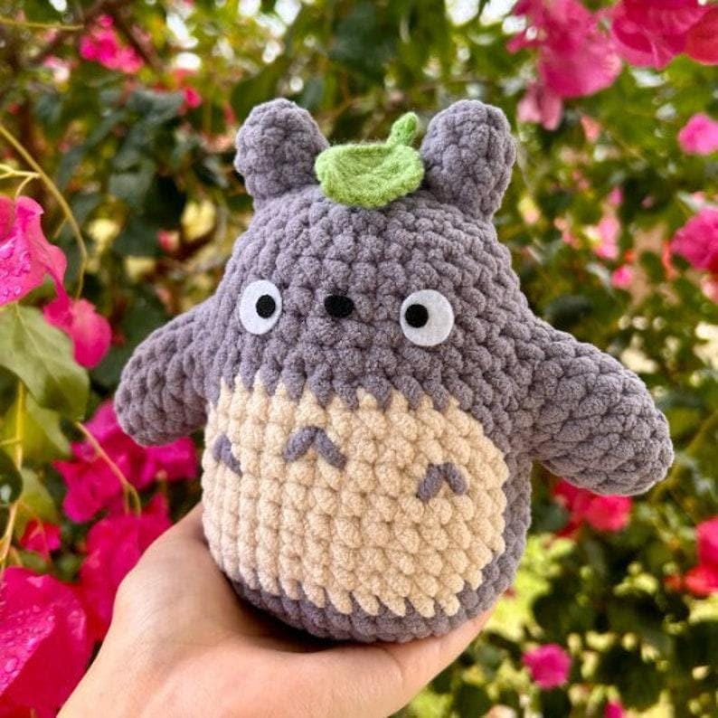 Crochet Pattern My Dearest Neighbor Totoro,crochet Totoro Pattern ...