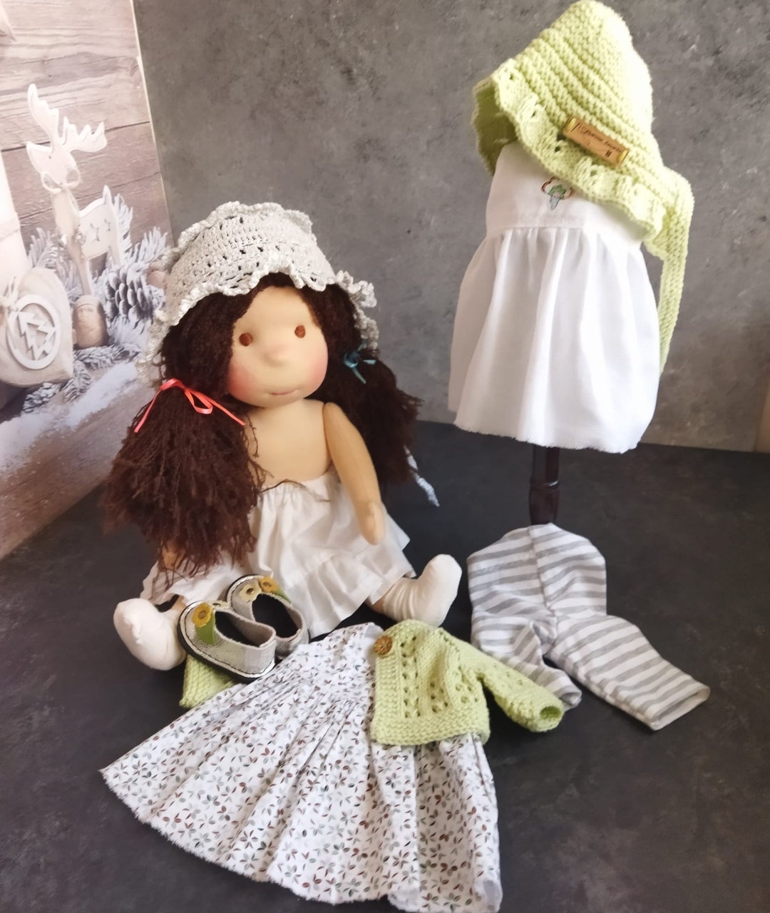 Waldorf 14 Inch Doll,waldorf Inspired Doll,waldorf Baby Doll,handmade ...