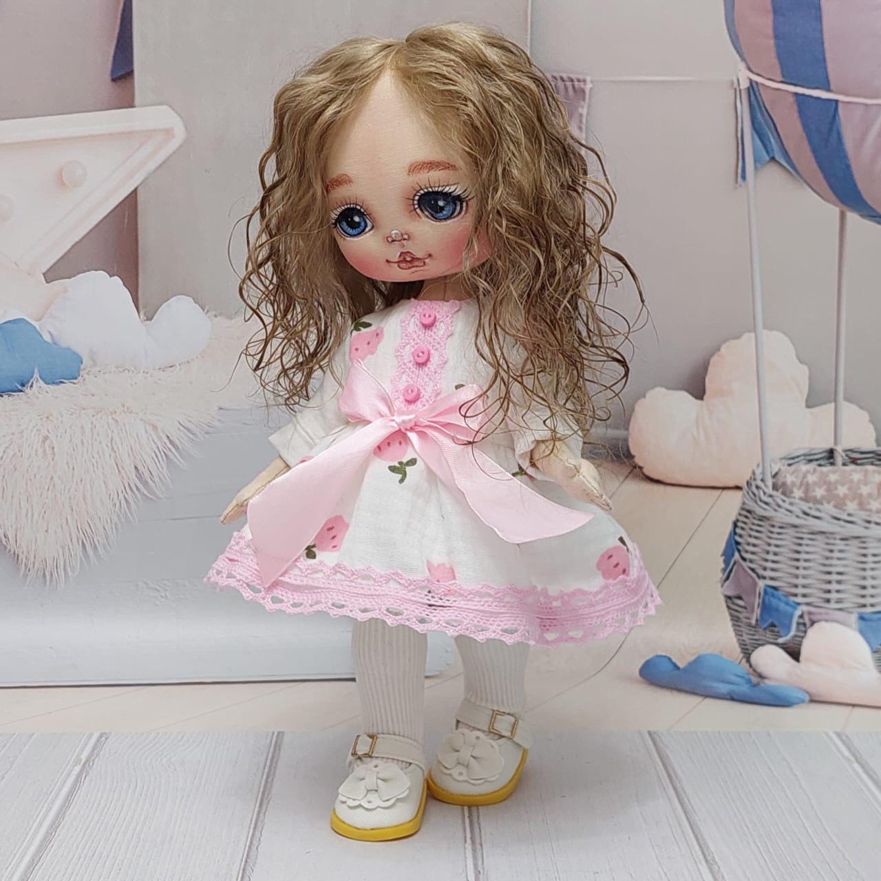 Handmade Textile Doll,rag Doll,art Textile Doll, Interior Doll, Textile ...