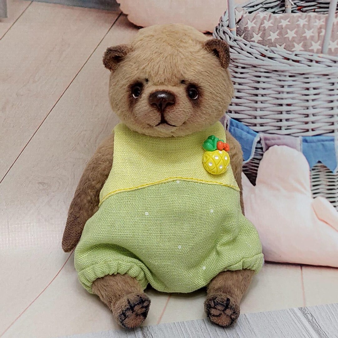 Nappy (mini-sized Teddy Bear) – A One-of-a-kind Handmade Teddy Bear ...