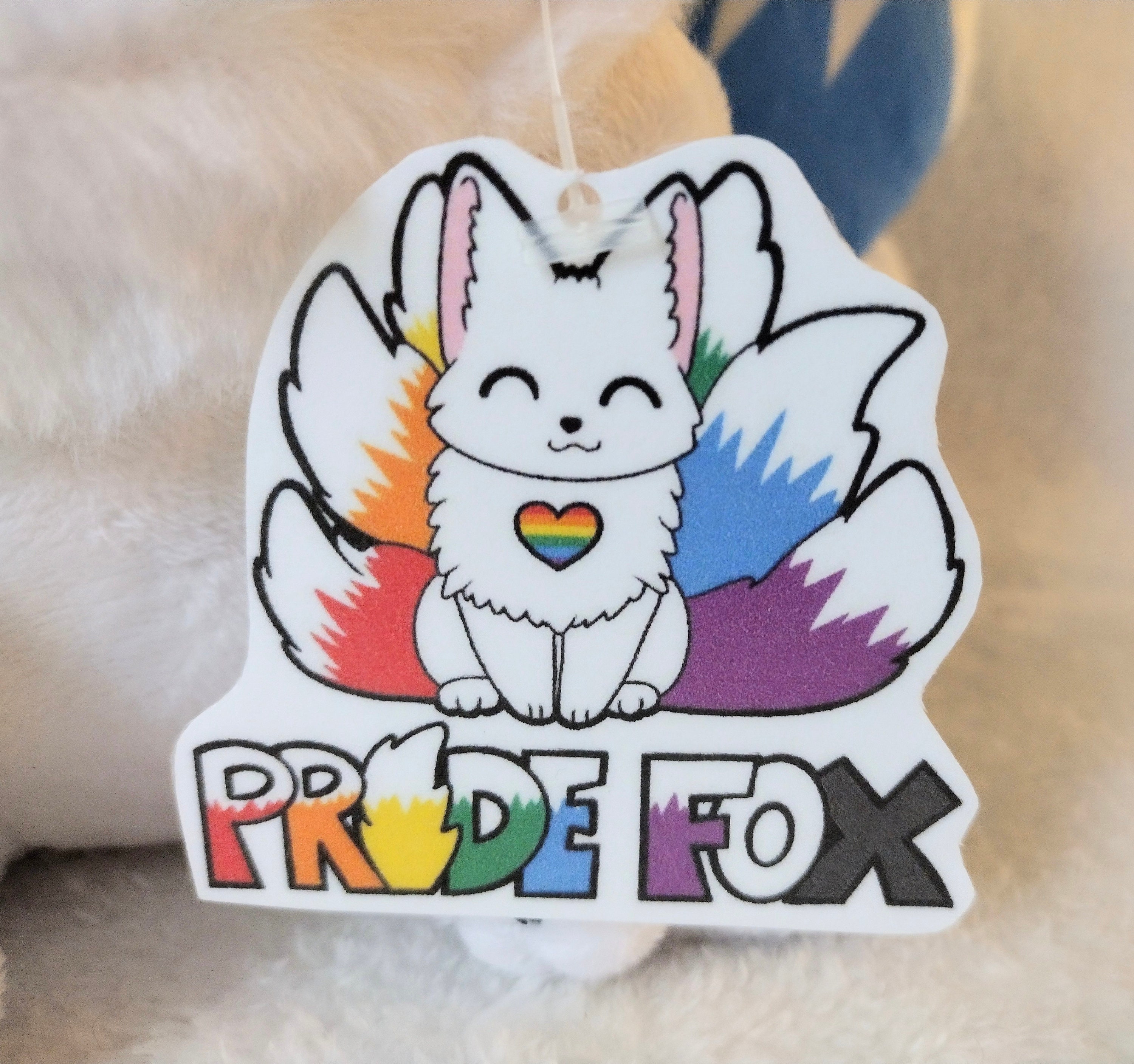 Pride Fox Zing Plush Stuffed Animal - Etsy