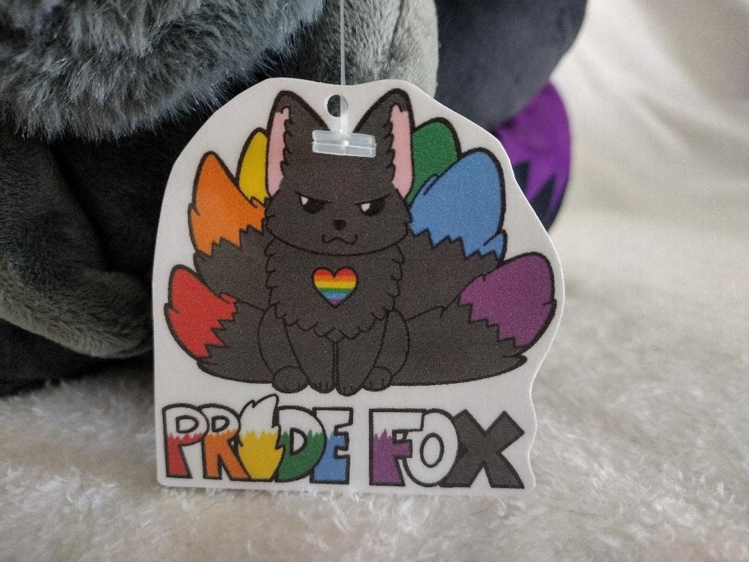 Pride Fox Zang Plush Stuffed Animal - Etsy