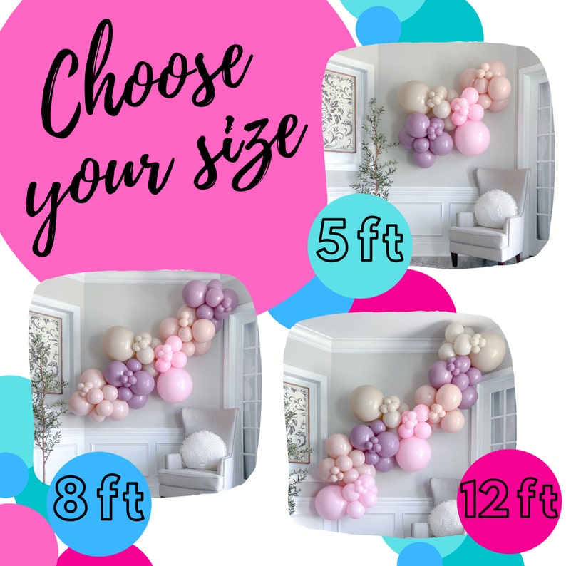 Boho Blue DIY Balloon Garland Kit Soft Blue Brown and - Etsy