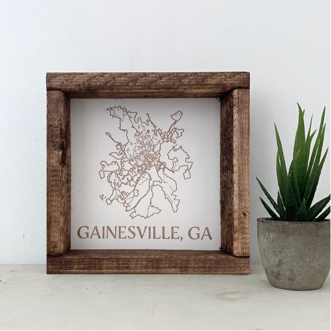 Custom Road Sign - Map Sign - Gift for Anniversary - Small Street Map ...