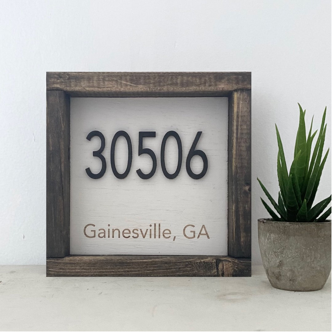 Art mural code postal code postal avec l'état de la ville panneau de ...