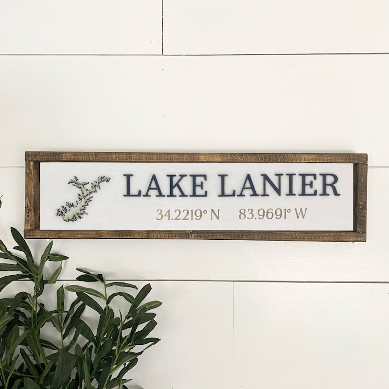 Lake Sign - Etsy