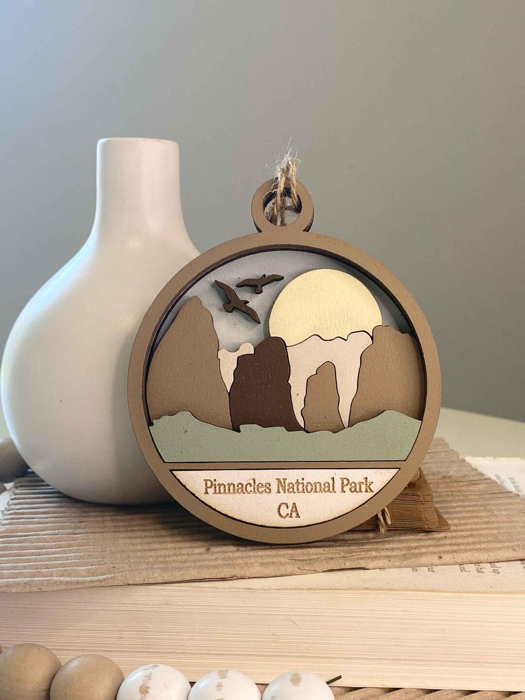 Pinnacles National Park Ornament: Hand-painted Birch Wood Souvenir - Etsy
