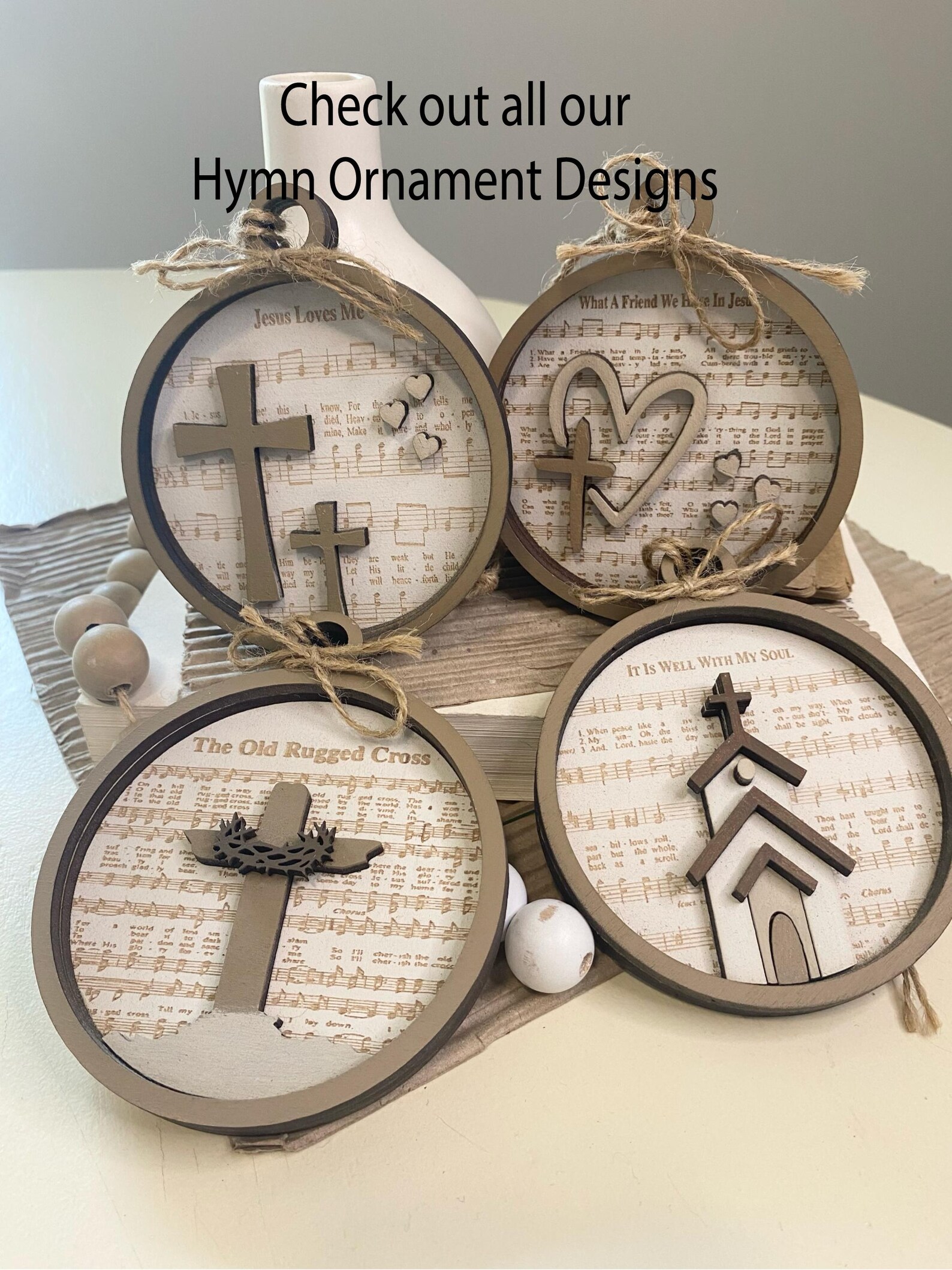 Blessed Assurance Hymn Ornament: Hymn Gift Tag - Etsy