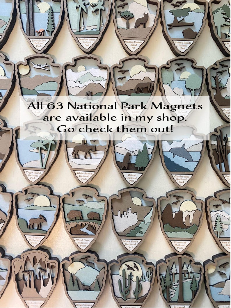 Capitol Reef National Park Magnet: Handmade Wood Nature Decor - Etsy