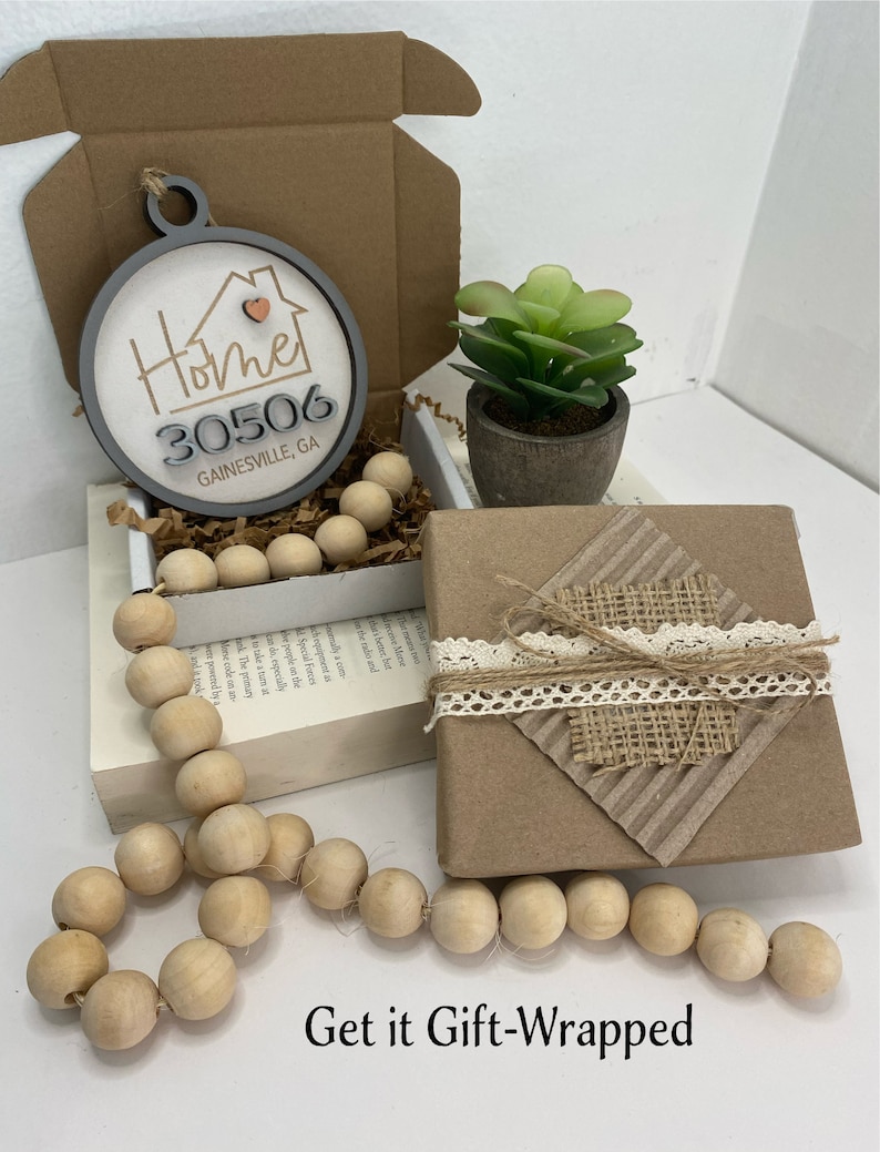 Custom Zip Code Ornament: Personalized Keepsake Gift Tag - Etsy