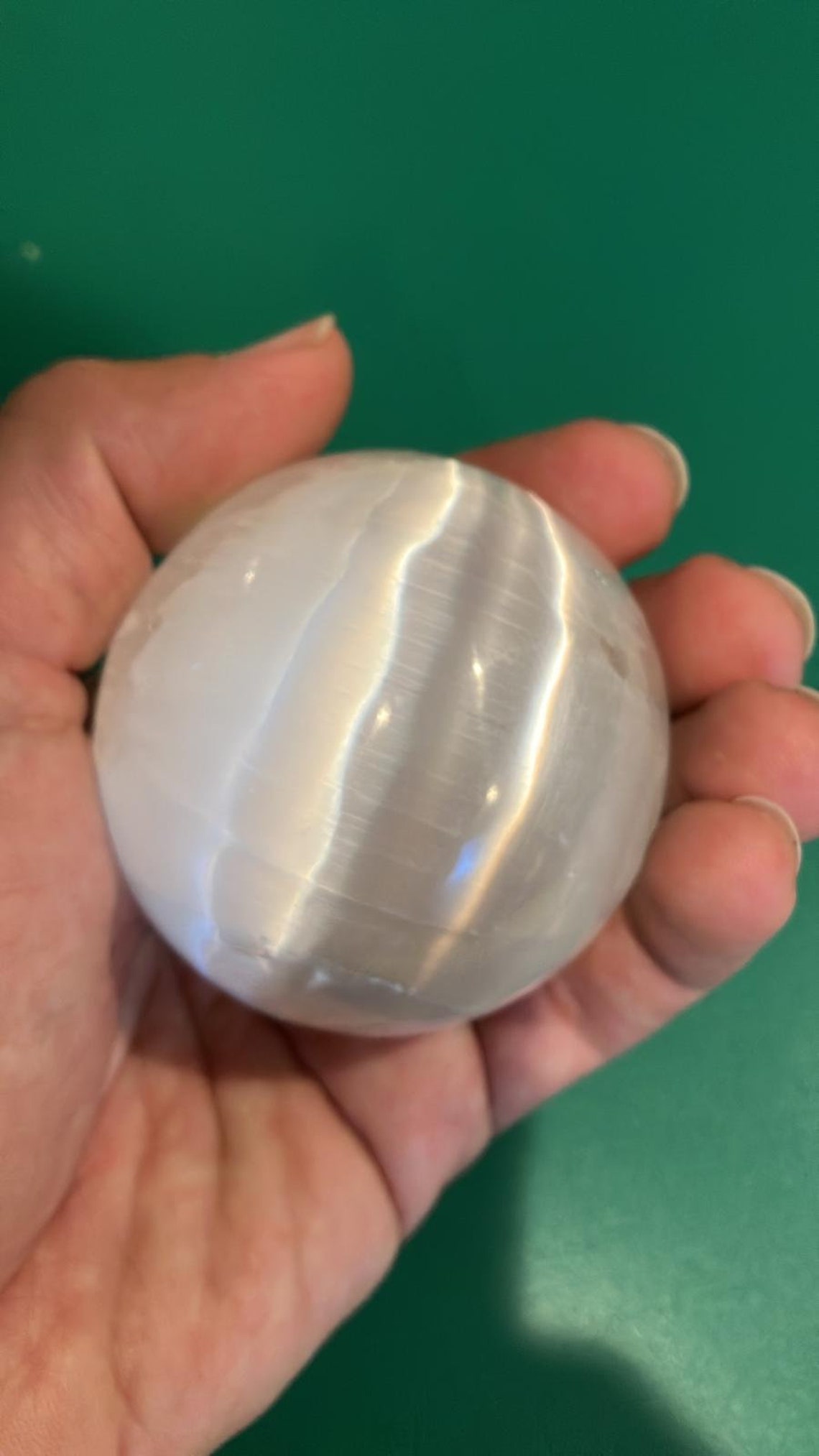 Selenite Sphere With Stand: A Beautiful and Healing Crystal - Etsy