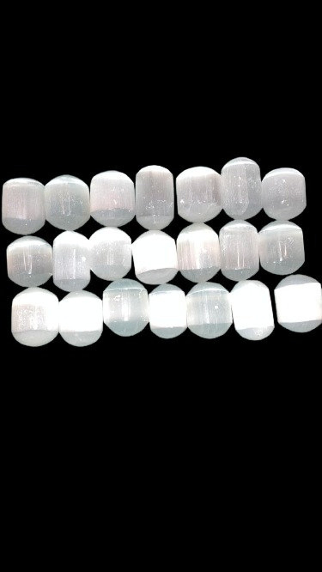 Selenite Tumble Stone Hand Polished Selenite Tumble Premium - Etsy