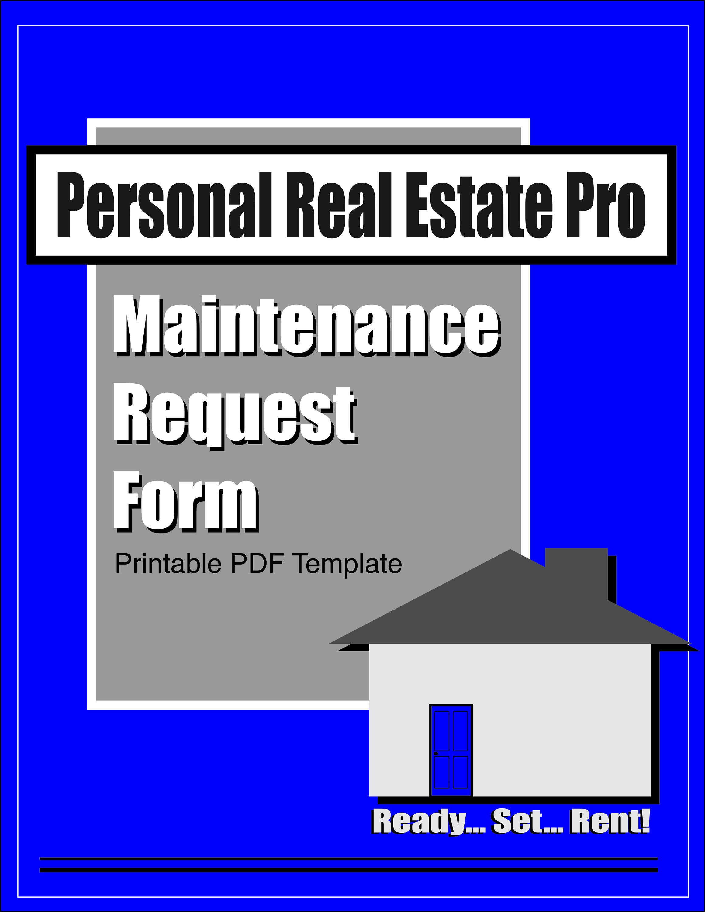 Maintenance Request Form, Property Management, Landlord, Rental ...