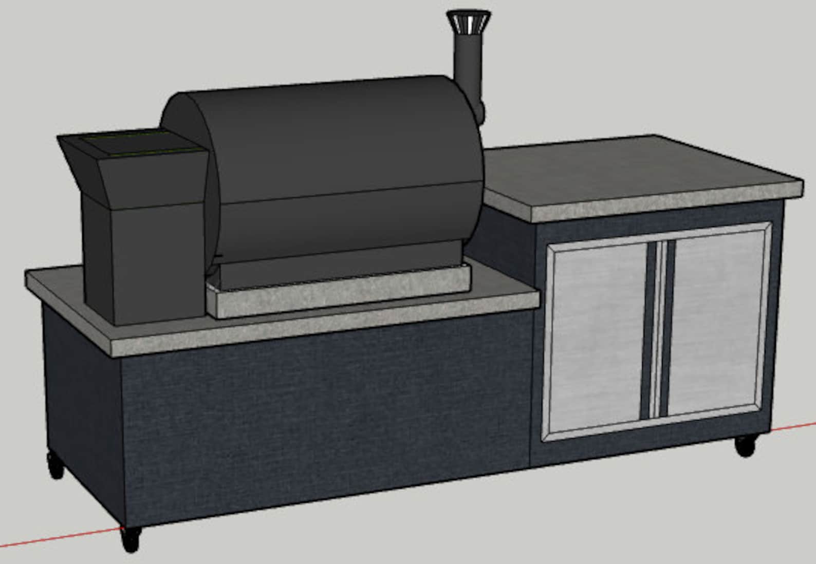 Plans for a DIY Outdoor Grill Stations - Etsy