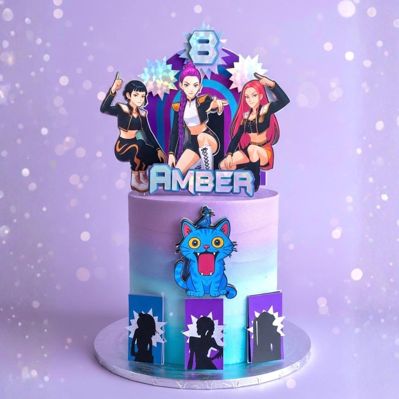 Kpop Demon Hunters Cakes - Etsy UK