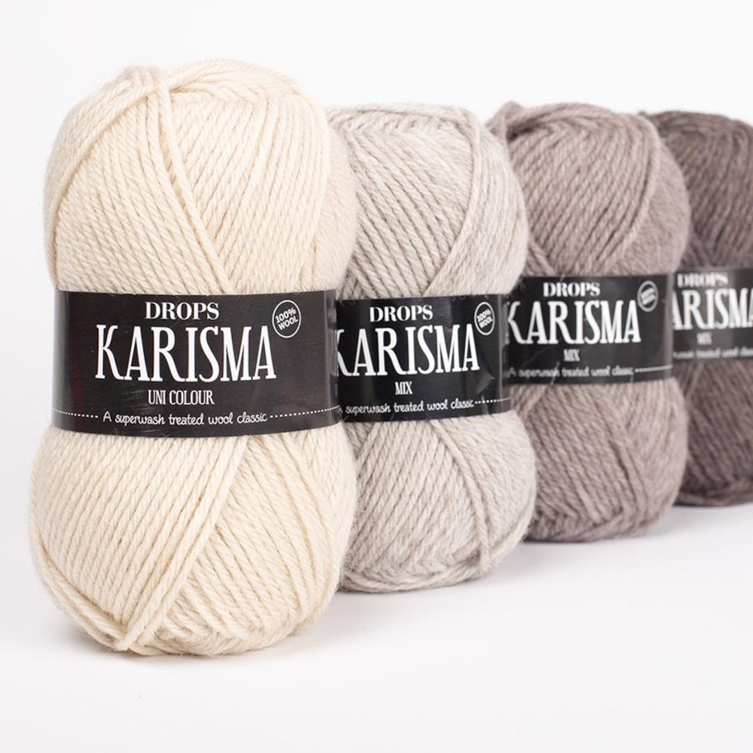 DROPS Karisma Yarn | 100% Wool DK Yarn | Superwash Wool for Knitting ...