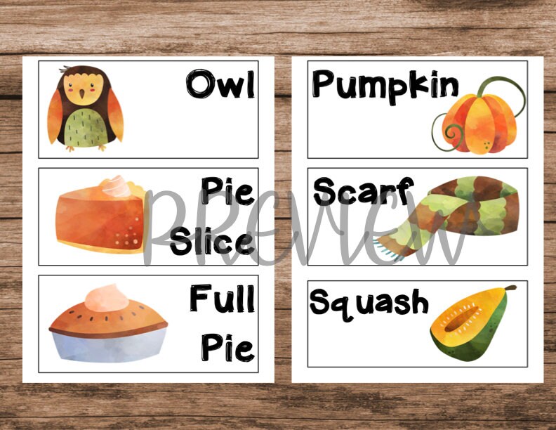 Fall Bingo Game for Elementary Students Autumn Literacy Activity ...