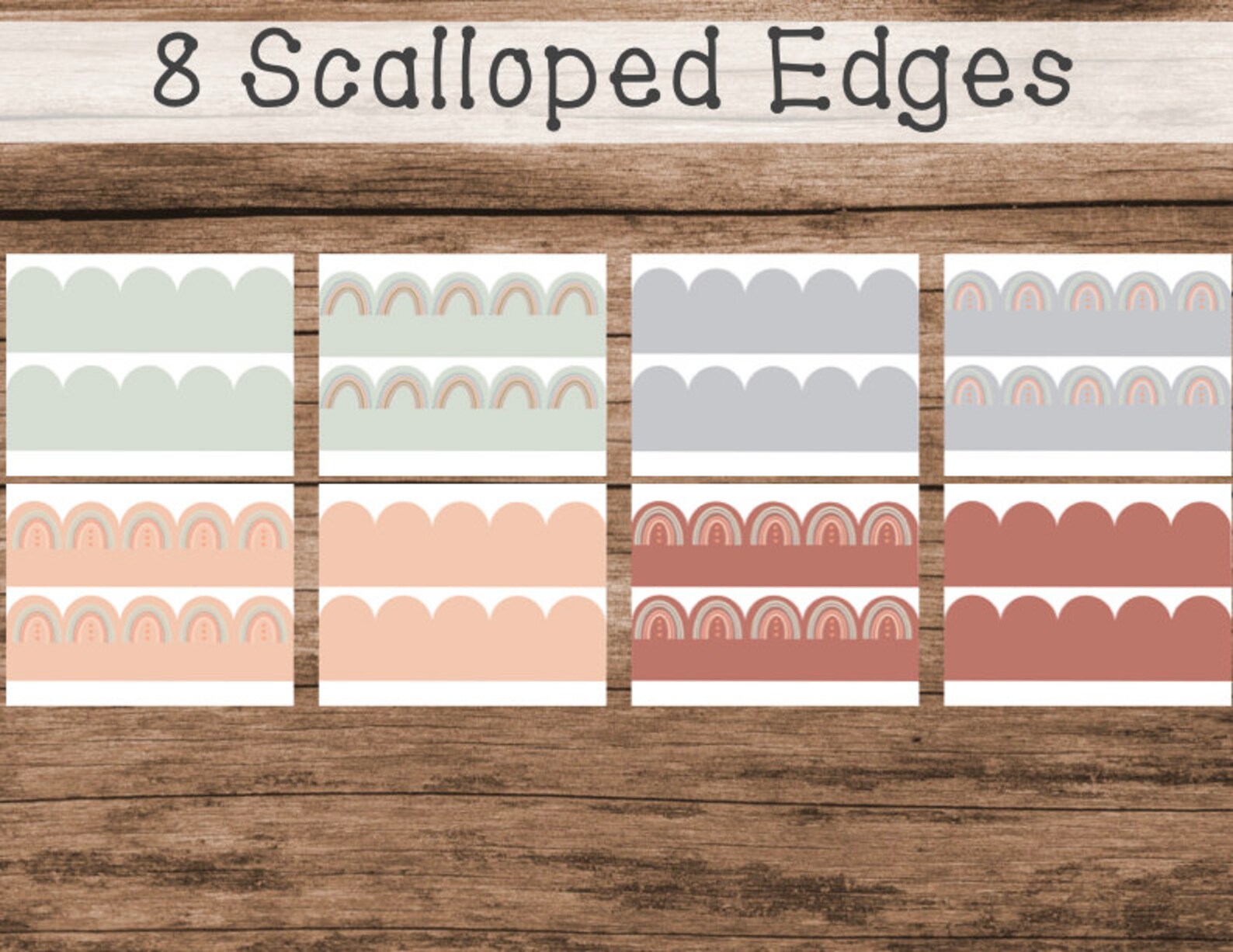 Neutral Boho Bulletin Board Borders Printable | Boho Classroom Decor ...