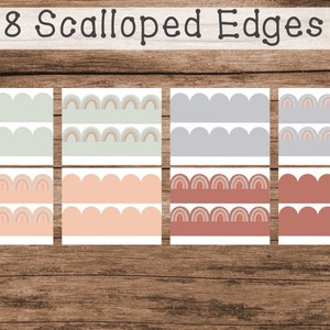 Neutral Boho Bulletin Board Borders Printable | Boho Classroom Decor ...
