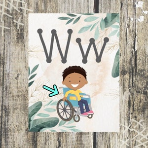 Classroom Alphabet Cards Botanical Greenery | Uppercase and Lowercase ...