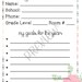 Printable Teacher Information Resource | PDF - Etsy