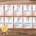 Modern Boho Classroom Number Posters | Numbers 1-10 Wall Hangings - Etsy
