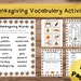 Thanksgiving Bundle of Activities and Games for Students Writing ...