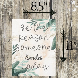 Botanical Greenery Motivational Classroom Quotes Posters Printable ...