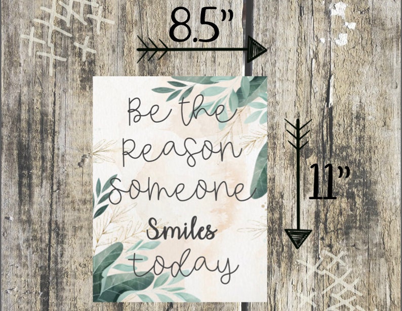 Botanical Greenery Motivational Classroom Quotes Posters Printable ...