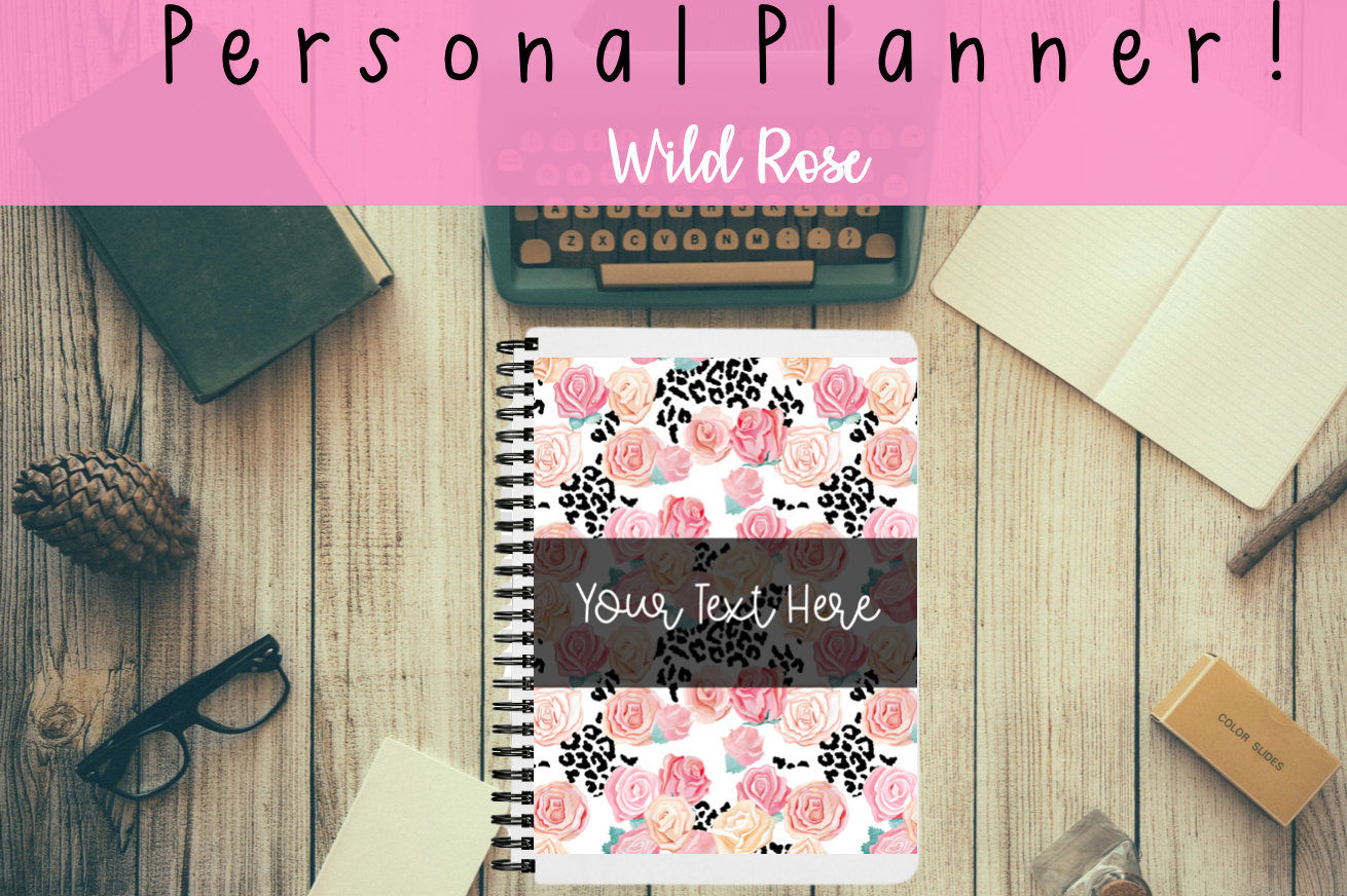 Wild Rose Floral Daily Planning Template Printable With Editable Cover ...