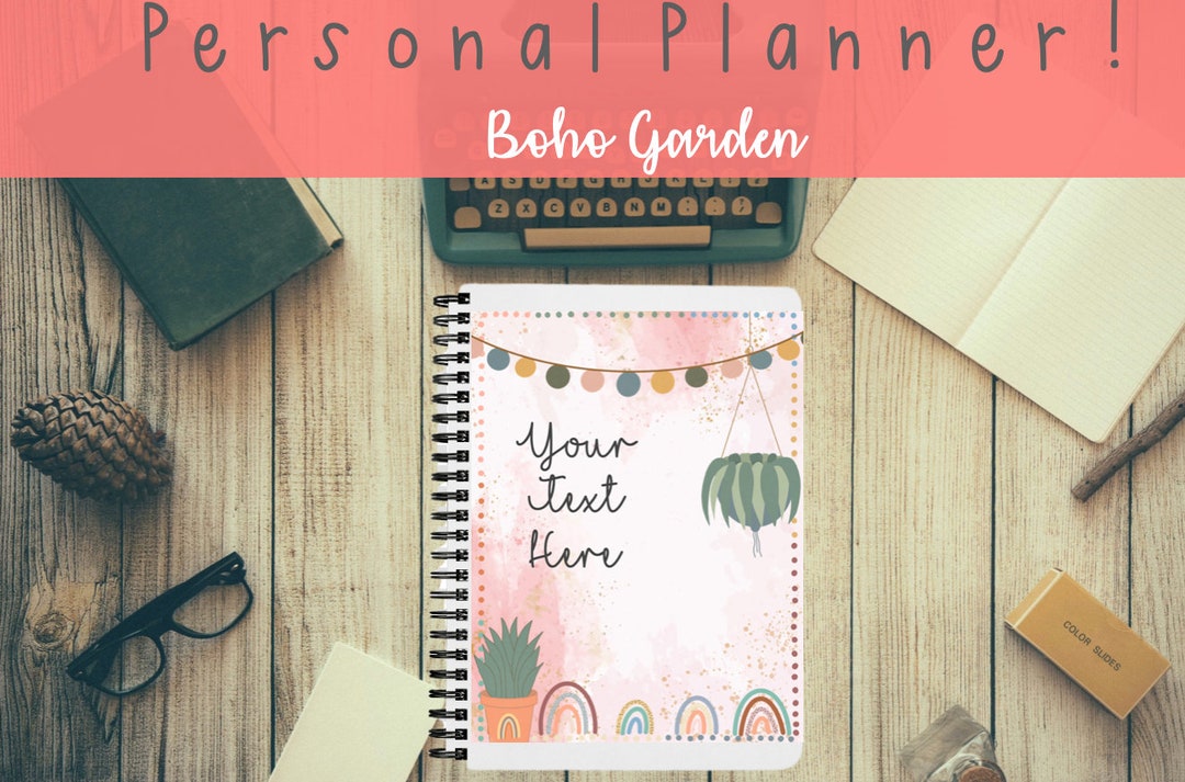 Modern Boho Printable and Customizable Personal Planning Template ...