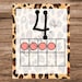 Leopard Print Number Card Posters Printable Animal Print - Etsy
