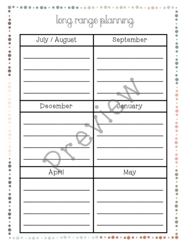 Floral Teacher Planner 2022-2023 Customizable With Editable Front Cover ...
