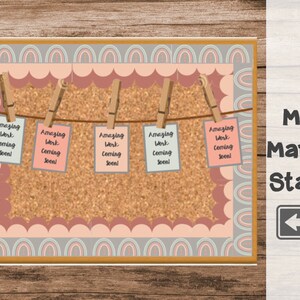 Neutral Boho Bulletin Board Borders Printable | Boho Classroom Decor ...
