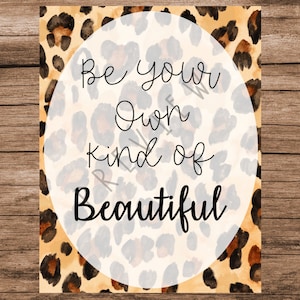 Leopard Print Motivational Posters | Animal Print Decor Classroom Wall ...