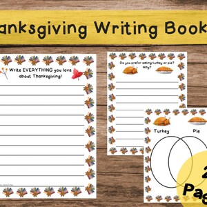 Thanksgiving Bundle of Activities and Games for Students | Writing ...