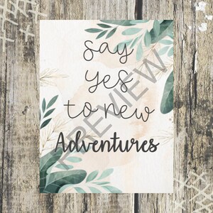 Botanical Greenery Motivational Classroom Quotes Posters Printable ...