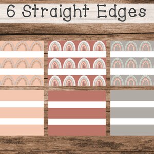 Neutral Boho Bulletin Board Borders Printable | Boho Classroom Decor ...