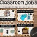 Leopard Print Editable Classroom Jobs Chart Printable - Etsy